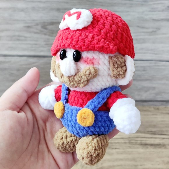 Handmade | Toys | Handmade Amigurumi Crochet Nintendo Mario | Poshmark